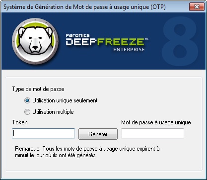 Mots de passe à usage unique